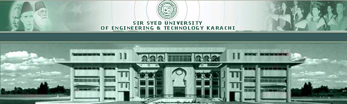 Sir Syed University Of Engineering and Technology Karachi Admission 2018