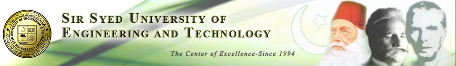 Sir Syed University of Engineering SSUET Merit List 2019