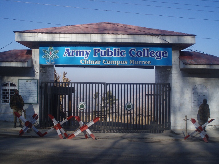 Army Public College Chinar Campus Murree Admission 2018 Form