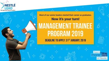 Nestle Pakistan Management Trainee Program 2019 Apply Online