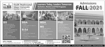Sindh Madressatul Islam University SMIU Admission 2021 Last Date