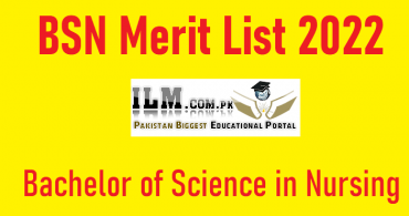 BSN Merit List 2025 Bachelor of Science in Nursing
