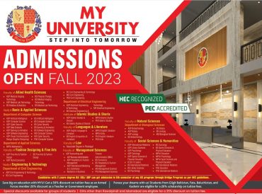 My University Islamabad Admission 2023 Last Date