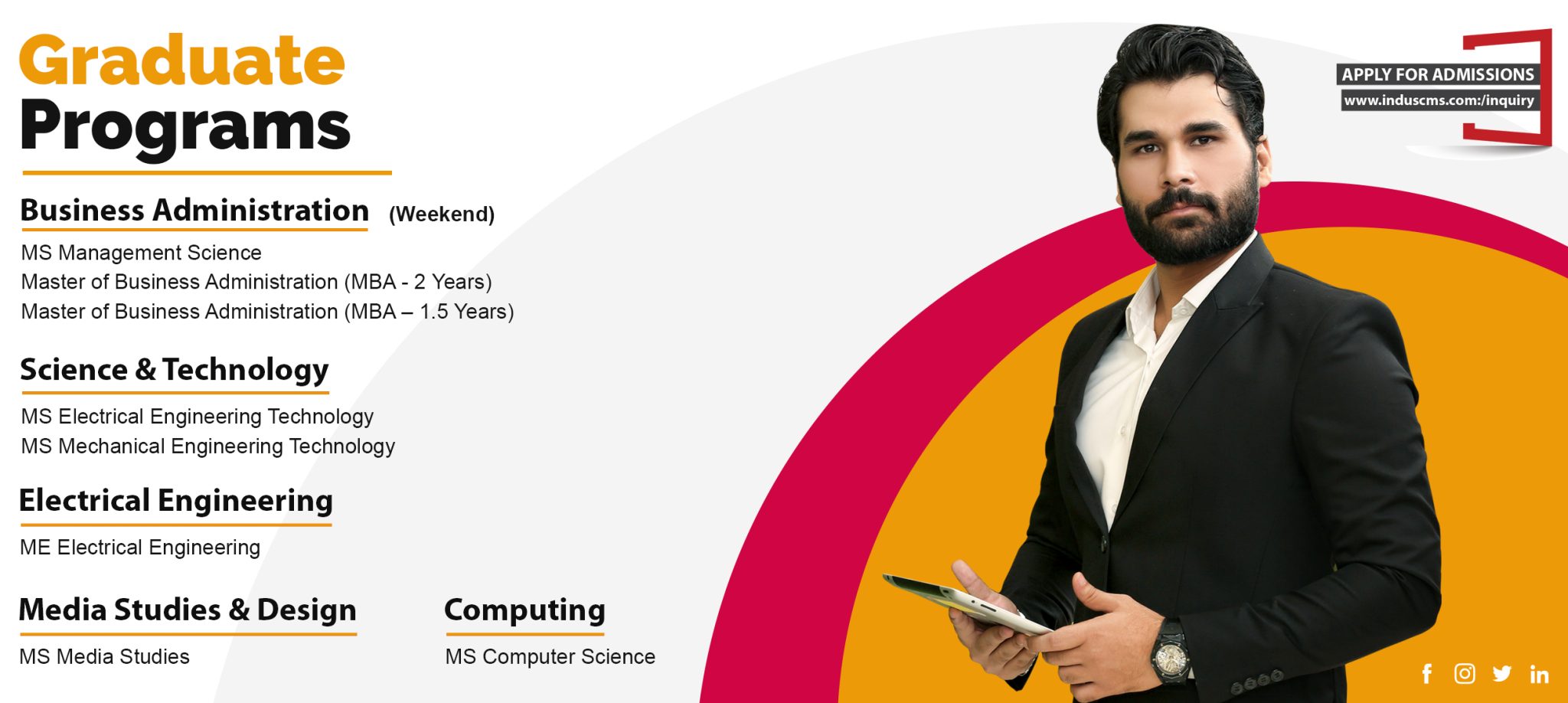 Indus University Admission 2025 Form Online Apply, Test Date